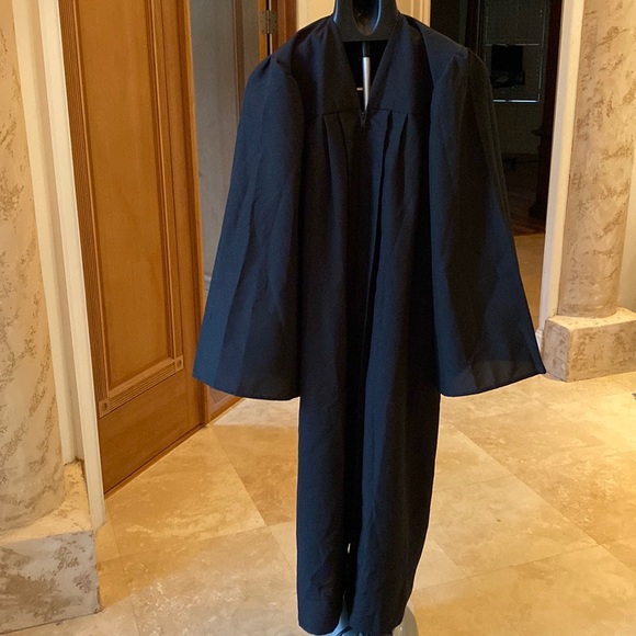 Other | Graduation Gown Black Unisex Height Range 62 64 Euc | Poshmark